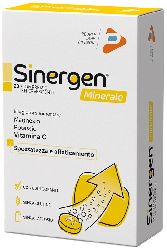 SINERGEN MINERALE LIMONE 20 COMPRESSE EFFERVESCENTI – Farmilia